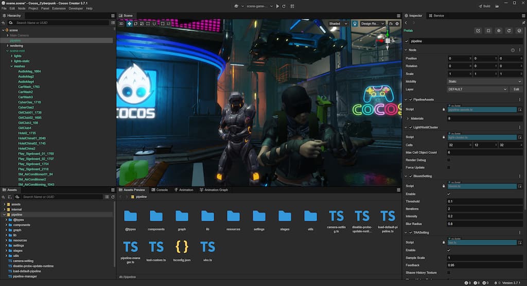 [Tutorial] Use Custom Render Pipeline to Enhance your Game Graphics - Guide to Cocos Cyberpunk ...